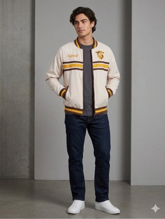 Warner Bros. | Jackets & Coats | Warner Bros Harry Potter Hufflepuff ...
